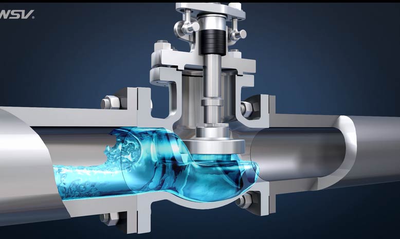 Globe Valve Animation